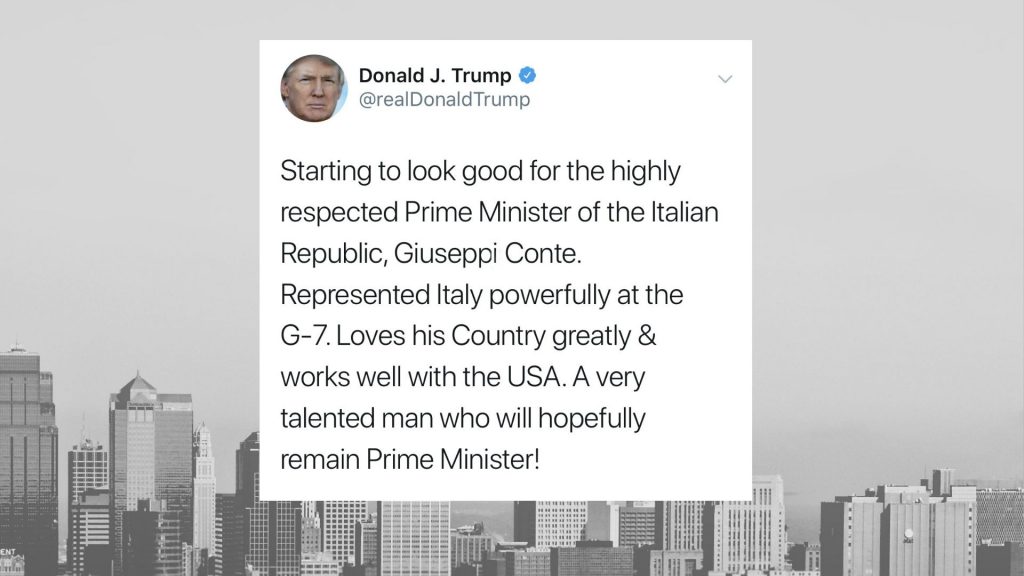 President Trump is endorsing the wrong guy in Italy – Leo Zagami